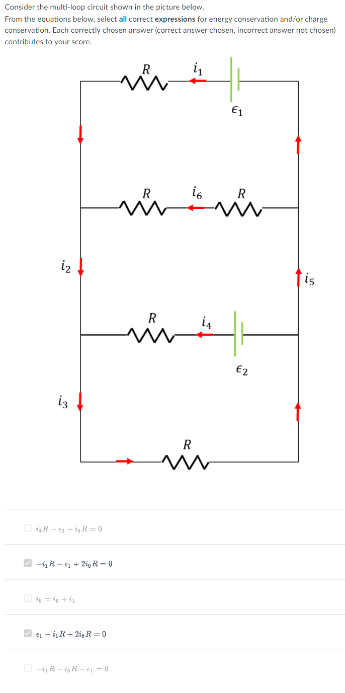 Solved Consider the multi-loop circuit shown in the picture | Chegg.com
