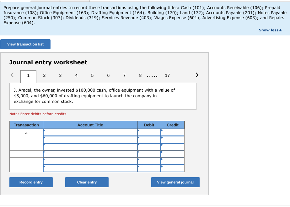 Solved Problem 2-2A (Static) Preparing and posting journal | Chegg.com
