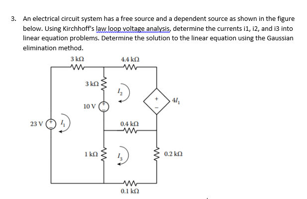 Solved An electrical circuit system has a free source and a | Chegg.com