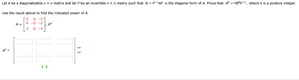 Solved Let A be a diagonalizable n × n matrix and let P be | Chegg.com