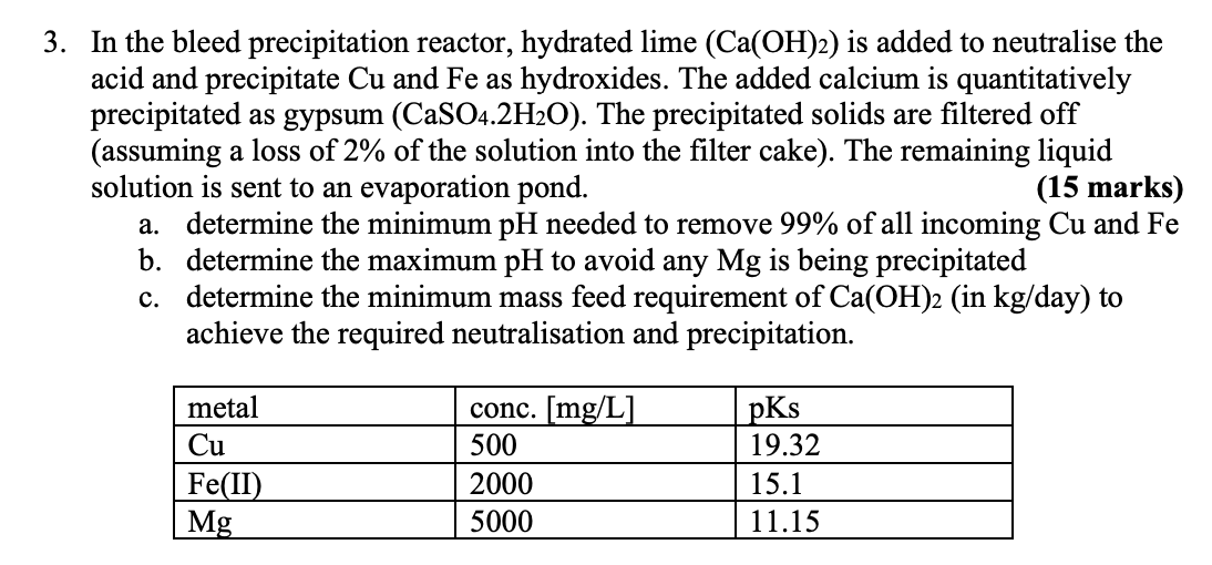 Copper is to be extracted from a bornite (Cu5FeS4) | Chegg.com