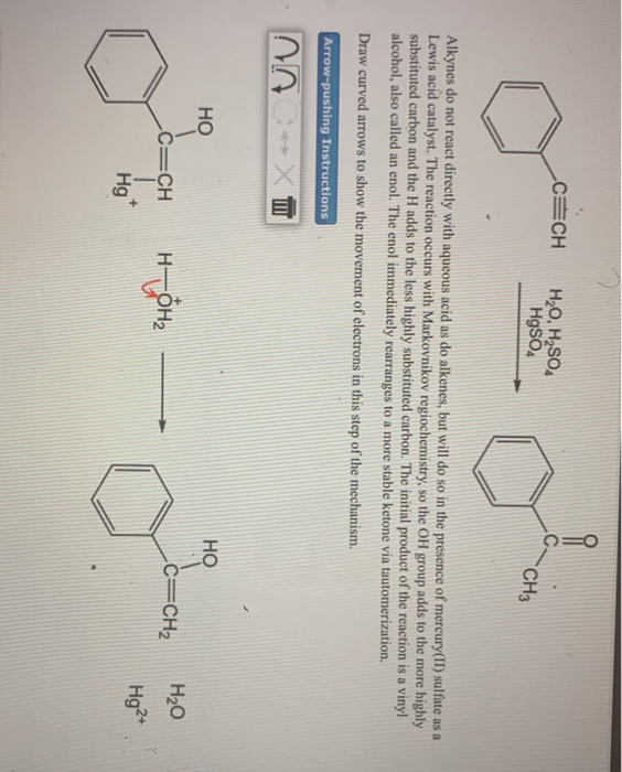 Solved C CH H20,H2SO4 HgSO4 CH3 Alkynes do not react | Chegg.com