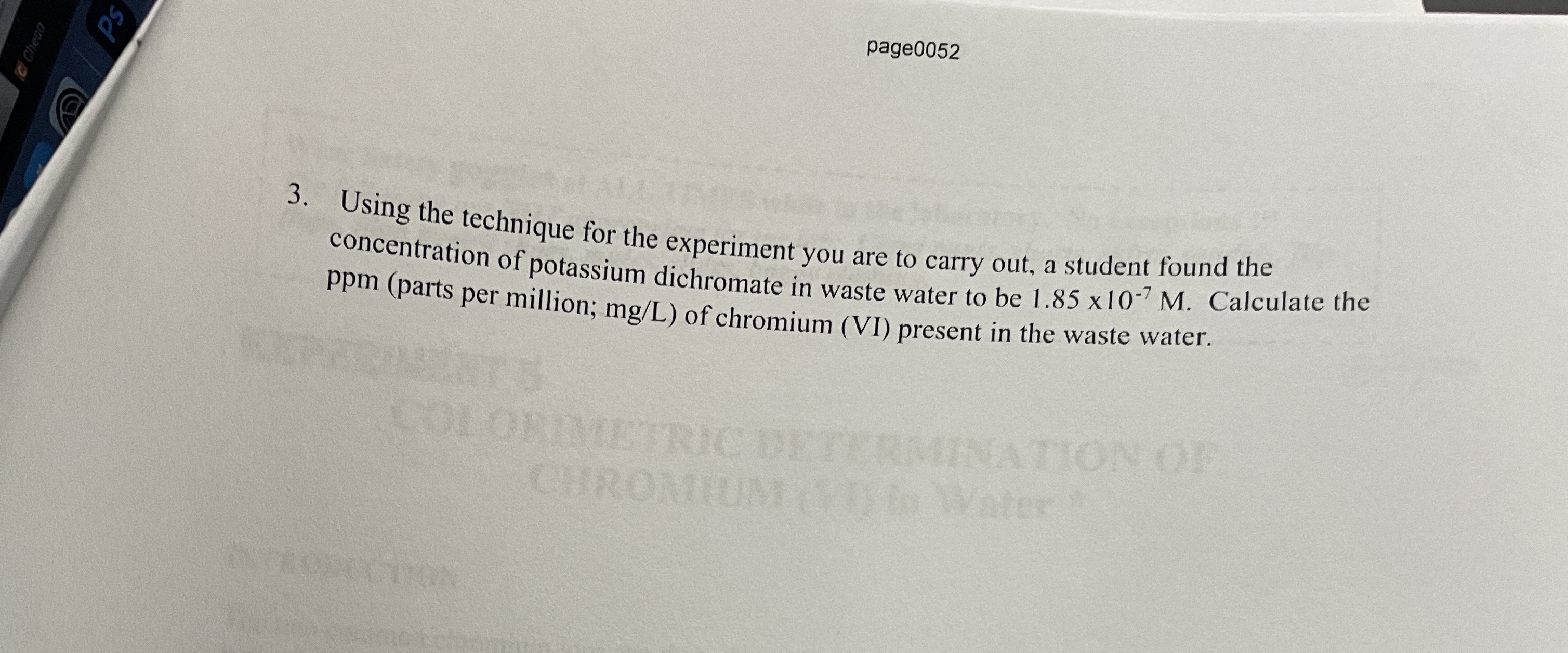 Solved 3. Using the technique for the experiment you are to | Chegg.com