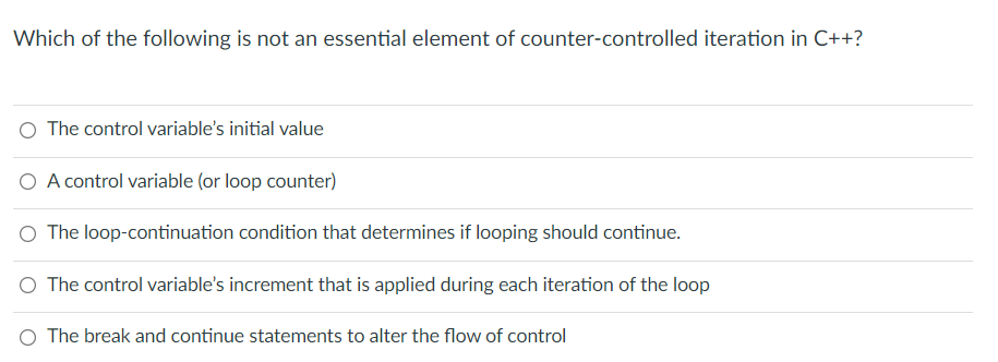 Solved Which of the following is not an essential element of | Chegg.com