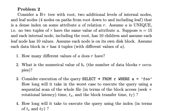 Hi!! I need help with this database (SQL) question | Chegg.com