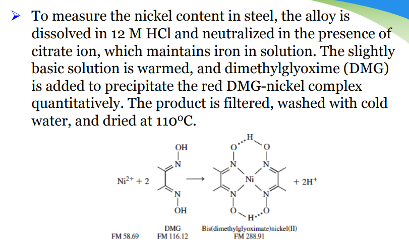 Solved To measure the nickel content in steel, the alloy | Chegg.com