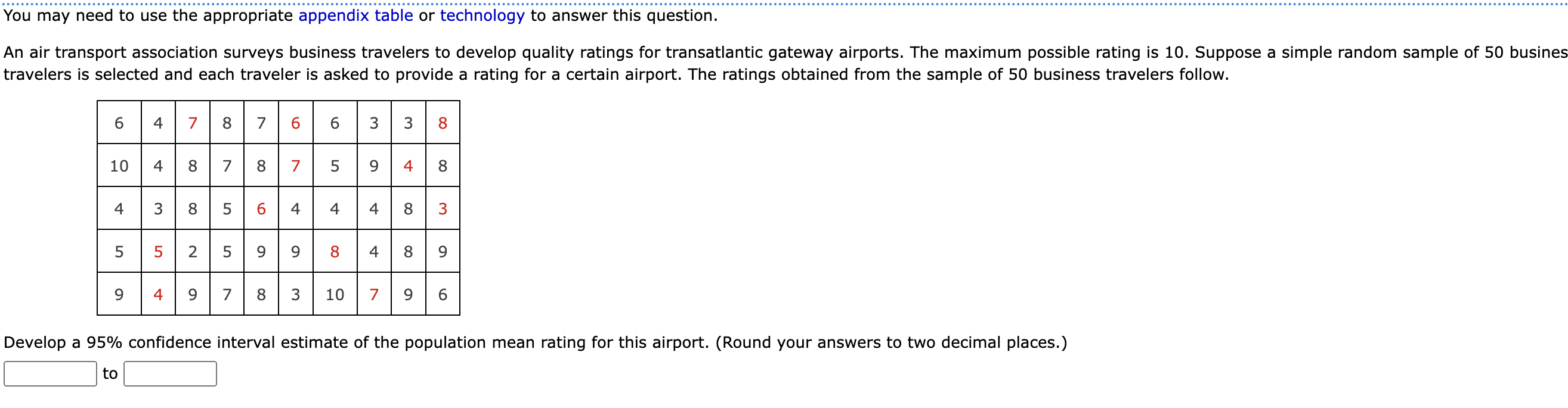 Solved Find the t value(s) for each of the following cases. | Chegg.com