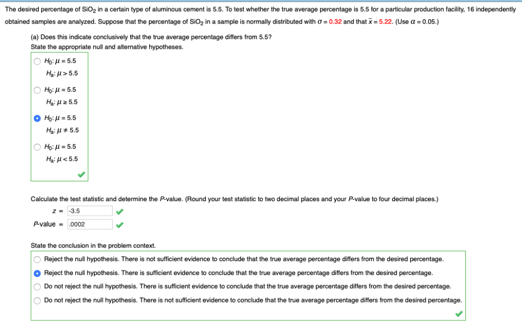 Solved The desired percentage of Sio2 in a certain type of | Chegg.com