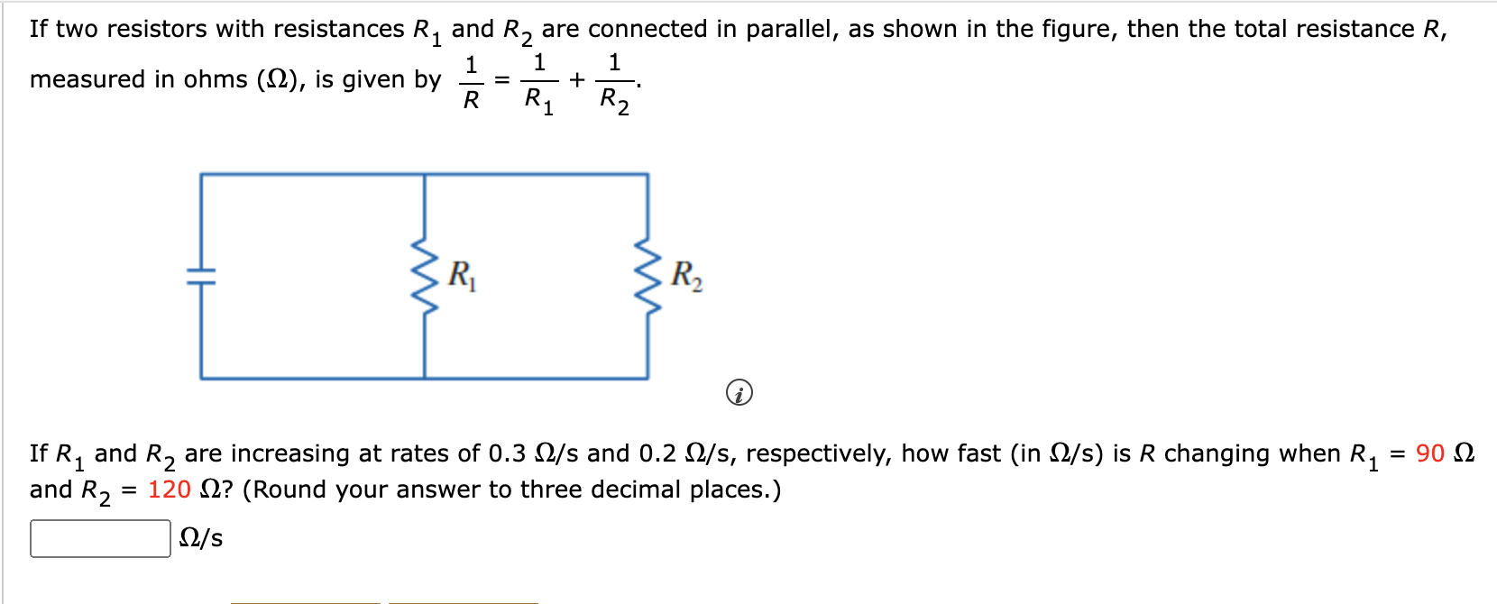 Solved If two resistors with resistances R1 and R2 are | Chegg.com