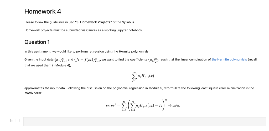 Solved Reformulate the following least square error | Chegg.com