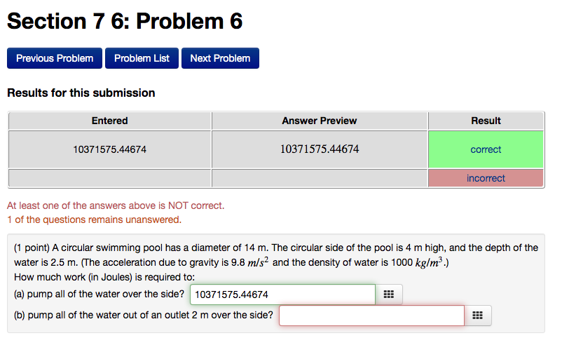 Solved A circular swimming pool has a diameter of 14 m. The | Chegg.com