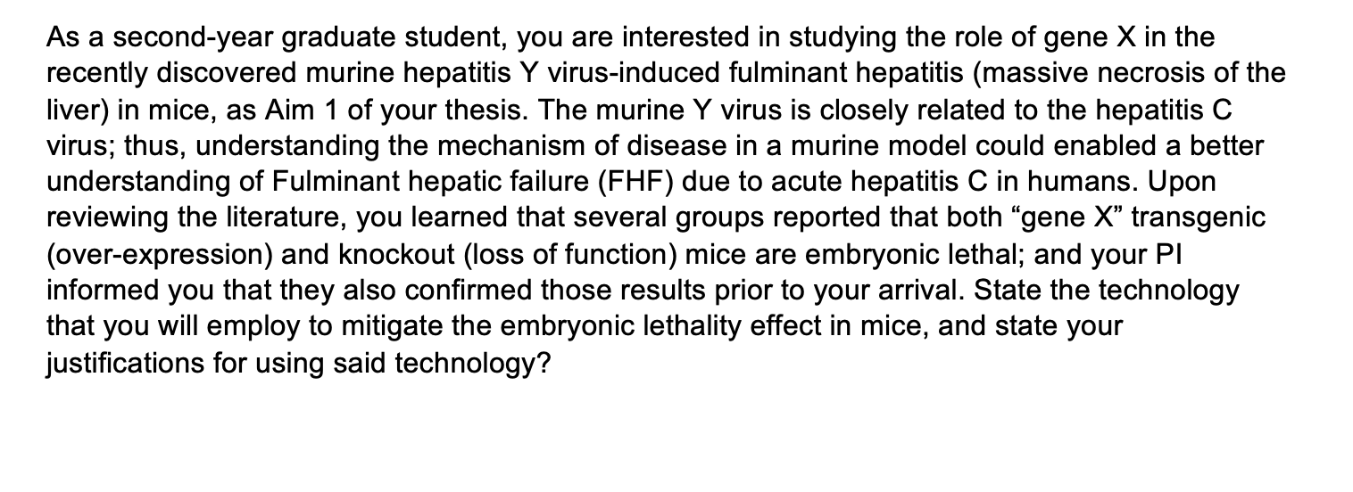 Solved As a second-year graduate student, you are interested | Chegg.com