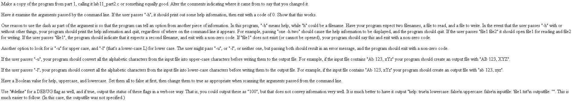 Part1: #include #include int main(int argc, char | Chegg.com Part1: #include #include int main(int argc, char | Chegg.com