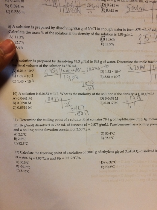 Solved A solution is prepared by dissolving 98.6 g of NaCl | Chegg.com