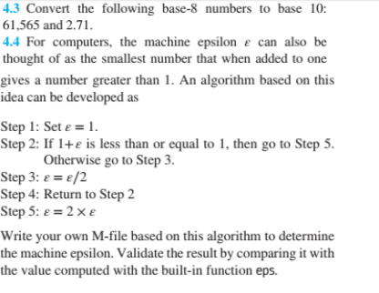Solved Numerical Methods question, could you solve legitible | Chegg.com
