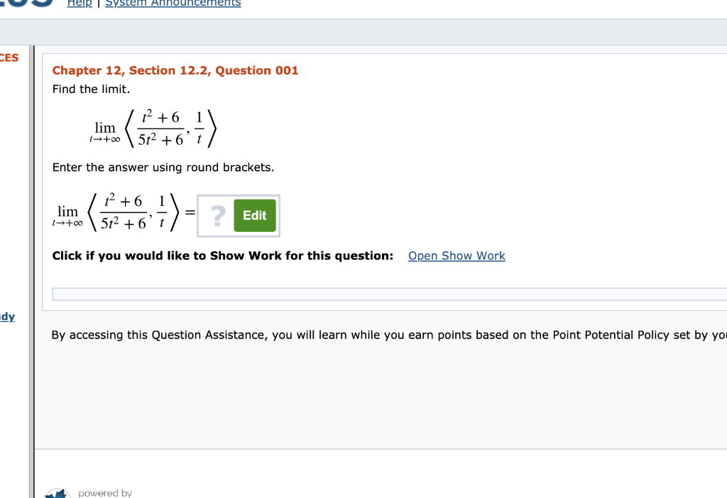 Solved Help System Announcements CES Chapter 12, Section | Chegg.com