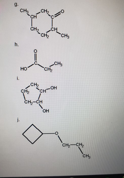 Solved 1. Name the following molecules: CH3 CH2 CH3 CH3 CH | Chegg.com