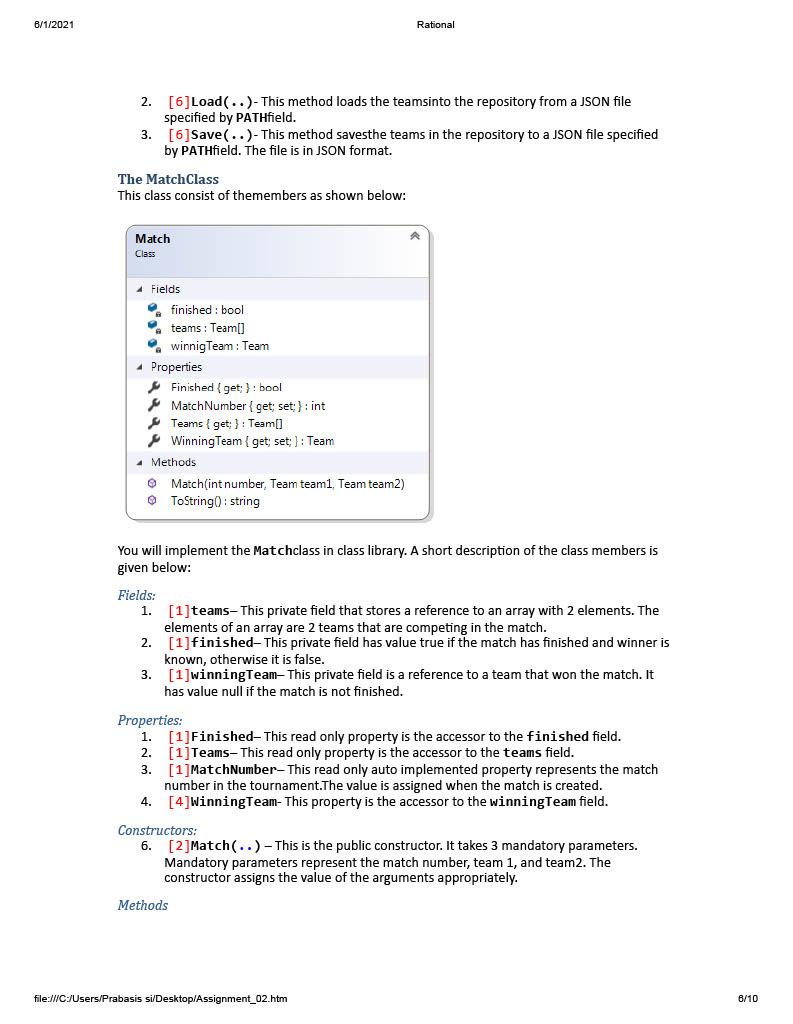 01202 8/1/2021 Rational Programming II Assignment 2 | Chegg.com