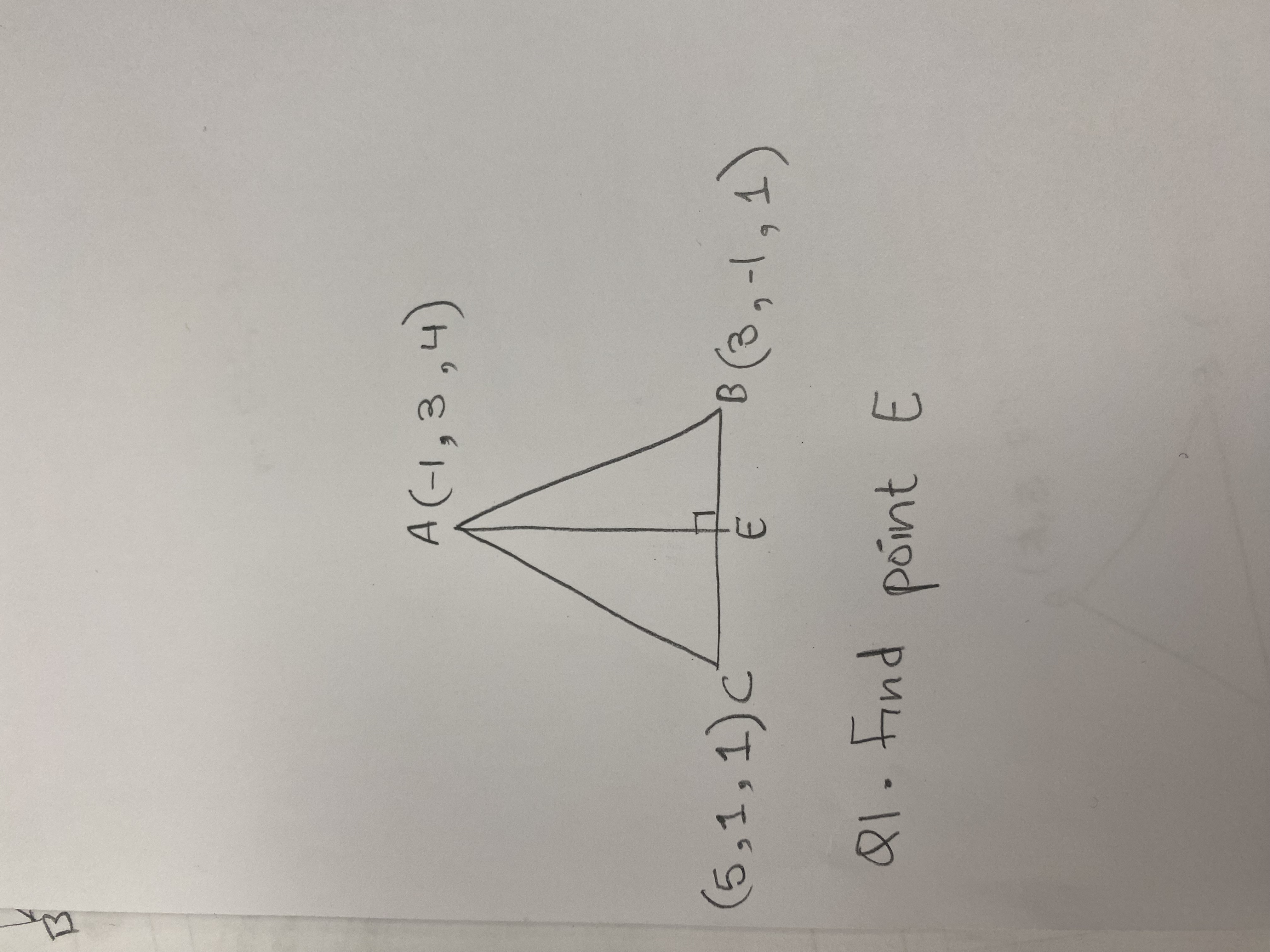 Solved Q1. Find point E | Chegg.com