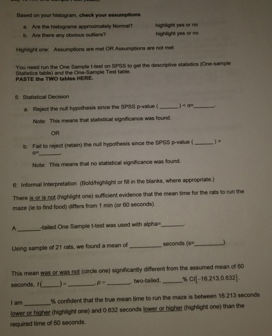 Solved Day 15 Hw One Sample Test Tiia This Assignment Has 7917