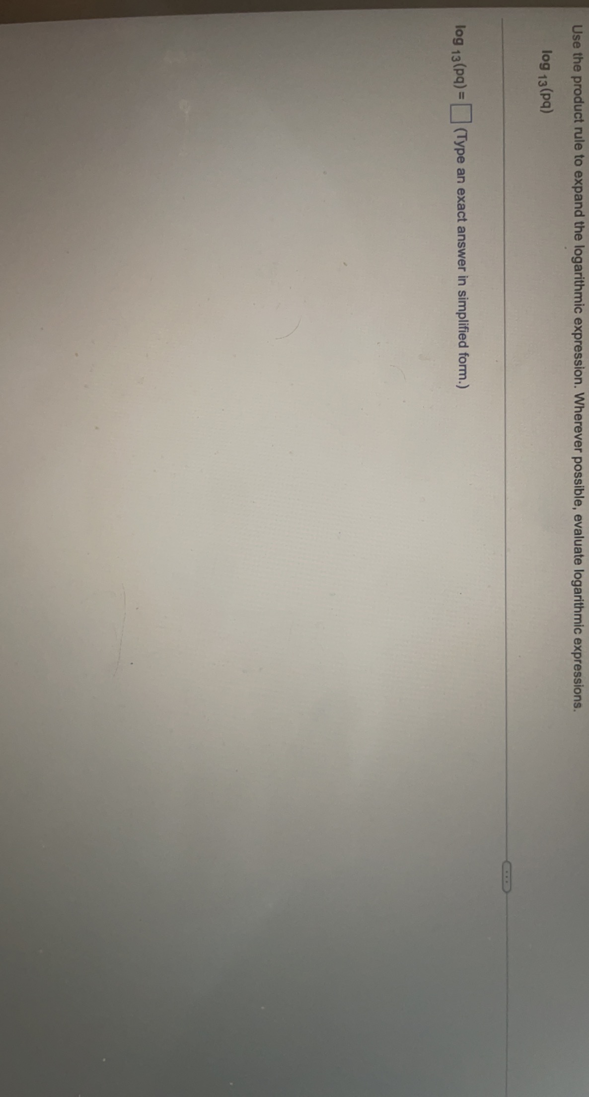 Solved Use the product rule to expand the logarithmic | Chegg.com