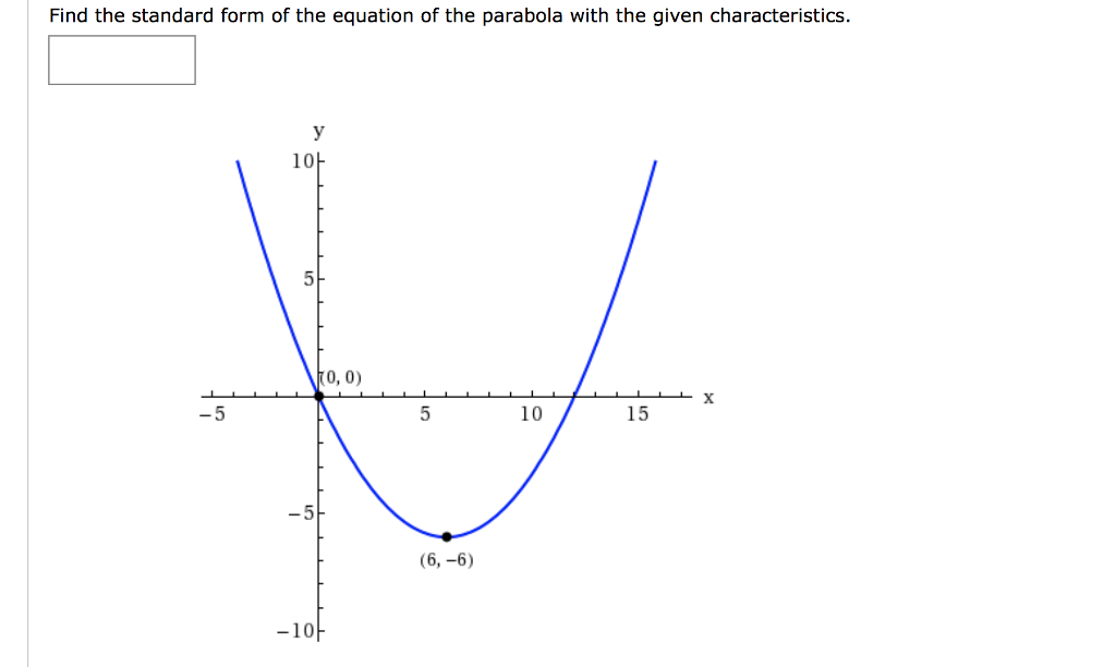 Solved Find the standard form of the equation of the | Chegg.com