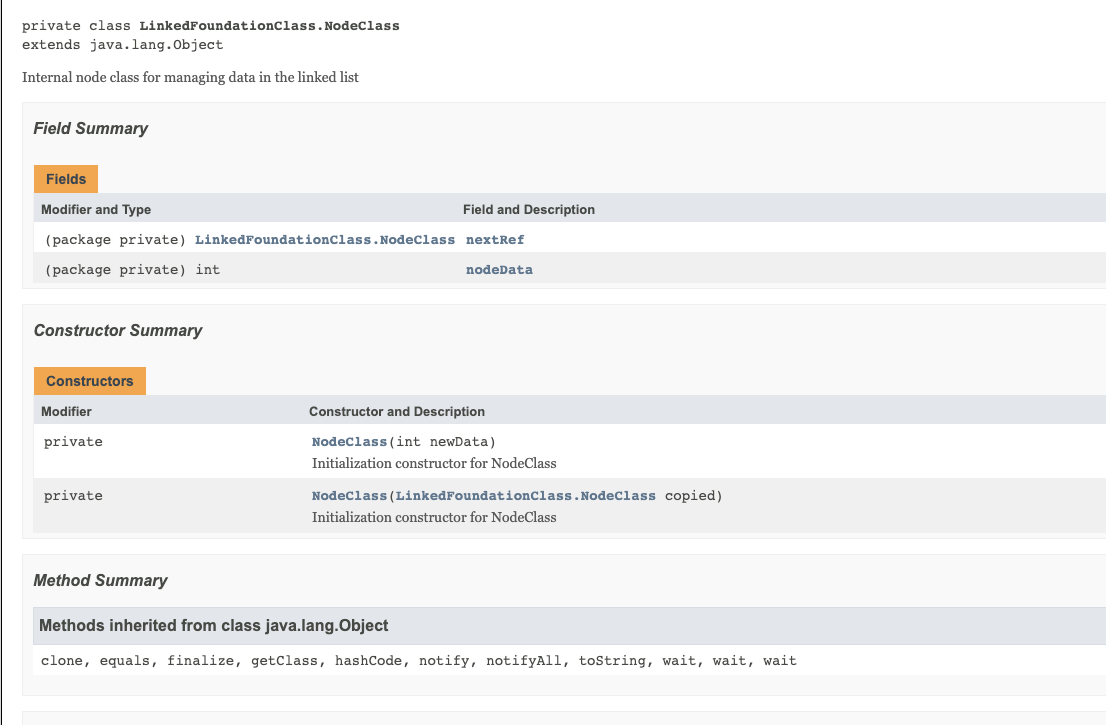 Solved Nested Class Summary Nested Classes Modifier and Type | Chegg.com