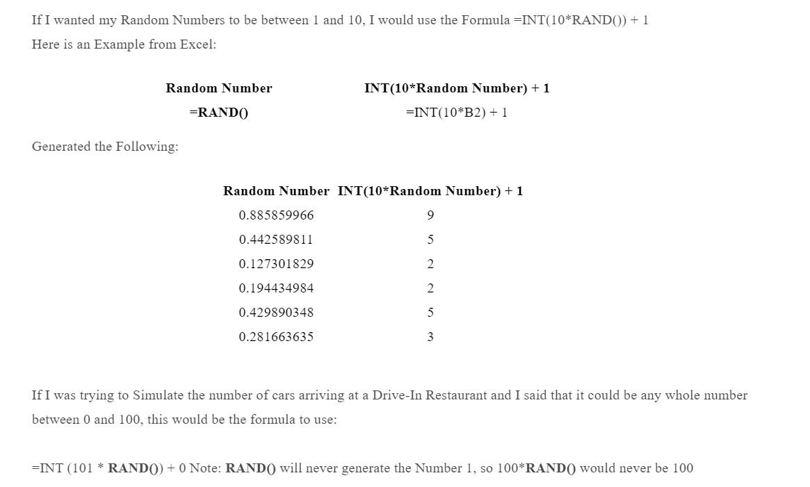 Solved The function RANDO generates a Random Number from 0 | Chegg.com