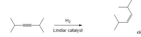 Solved H2 Lindlar catalyst cie H H H Br2 CH3OH OCH3 Br OCH | Chegg.com