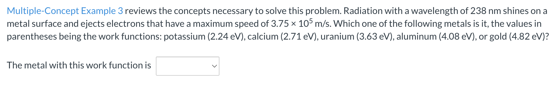 Solved Multiple-Concept Example 3 reviews the concepts | Chegg.com