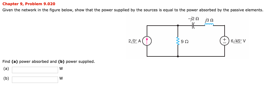 Solved Chapter 9 Problem 9018 Find The Average Power 7249