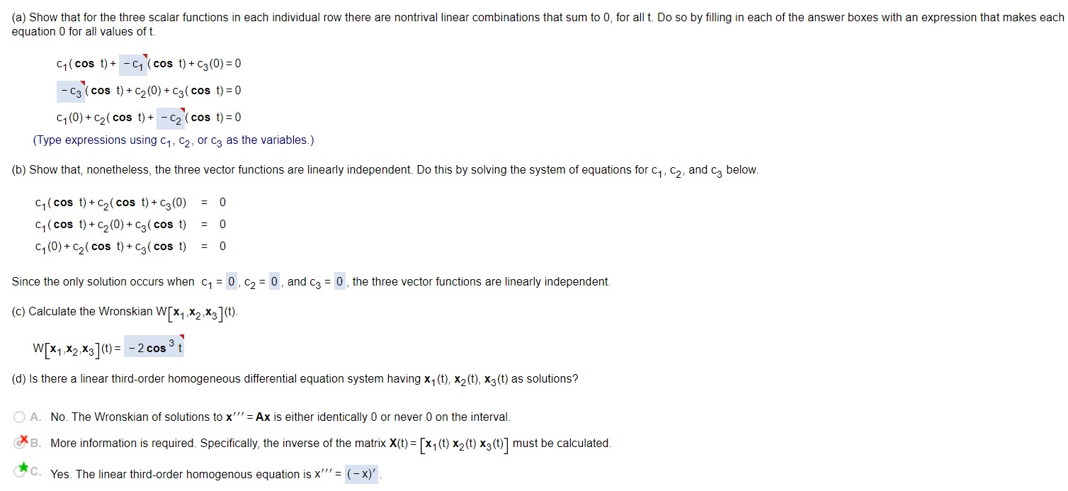 Define x1(t),x2(t), and x3(t), for −∞ | Chegg.com