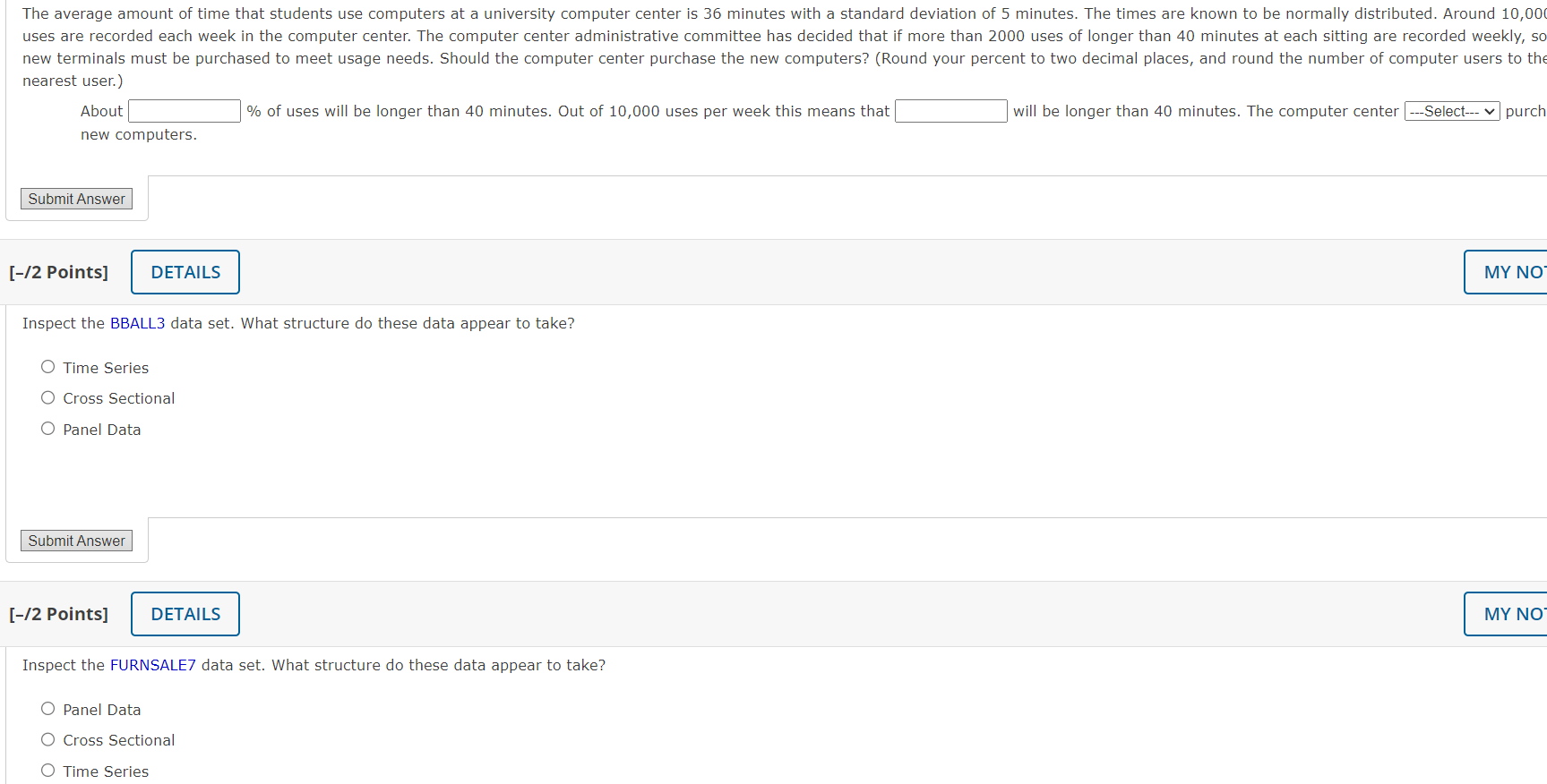 Solved nearest user.) About % of uses will be longer than 40 | Chegg.com
