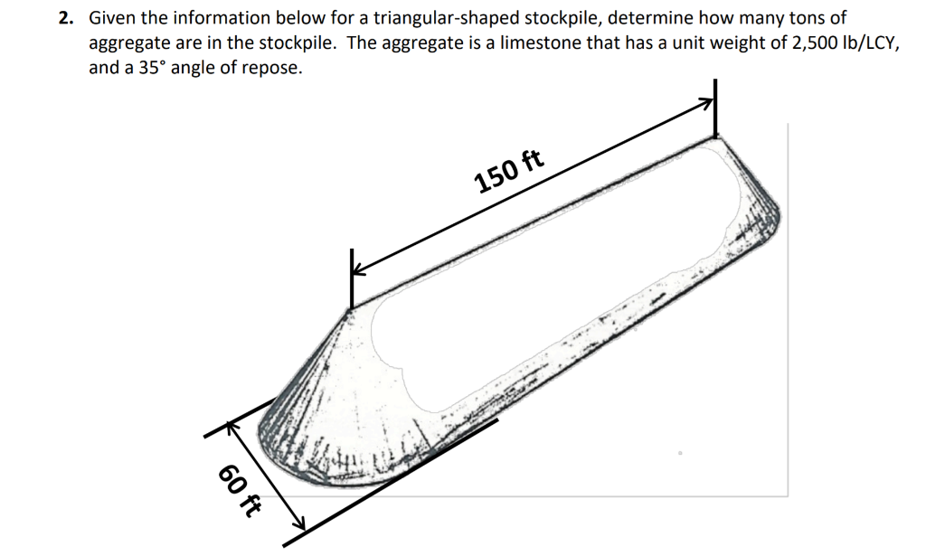 Solved 2. Given the information below for a | Chegg.com