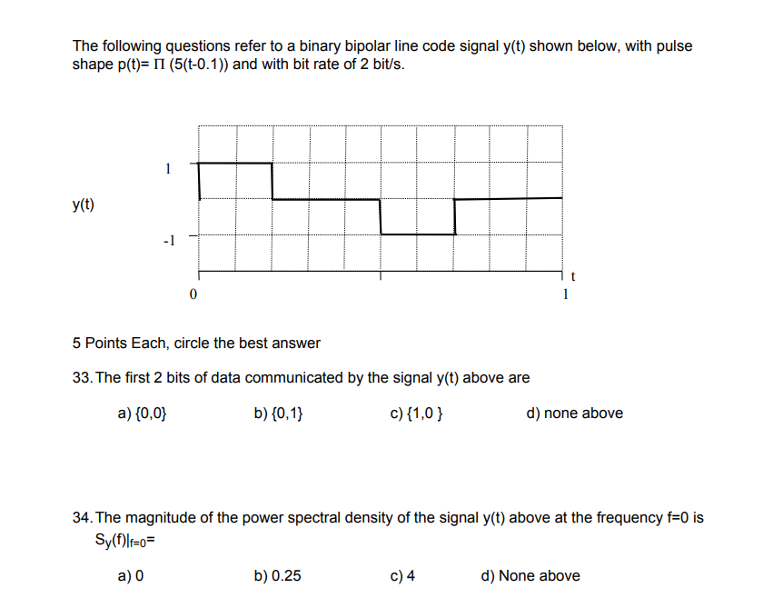 Solved The following questions refer to a binary bipolar | Chegg.com