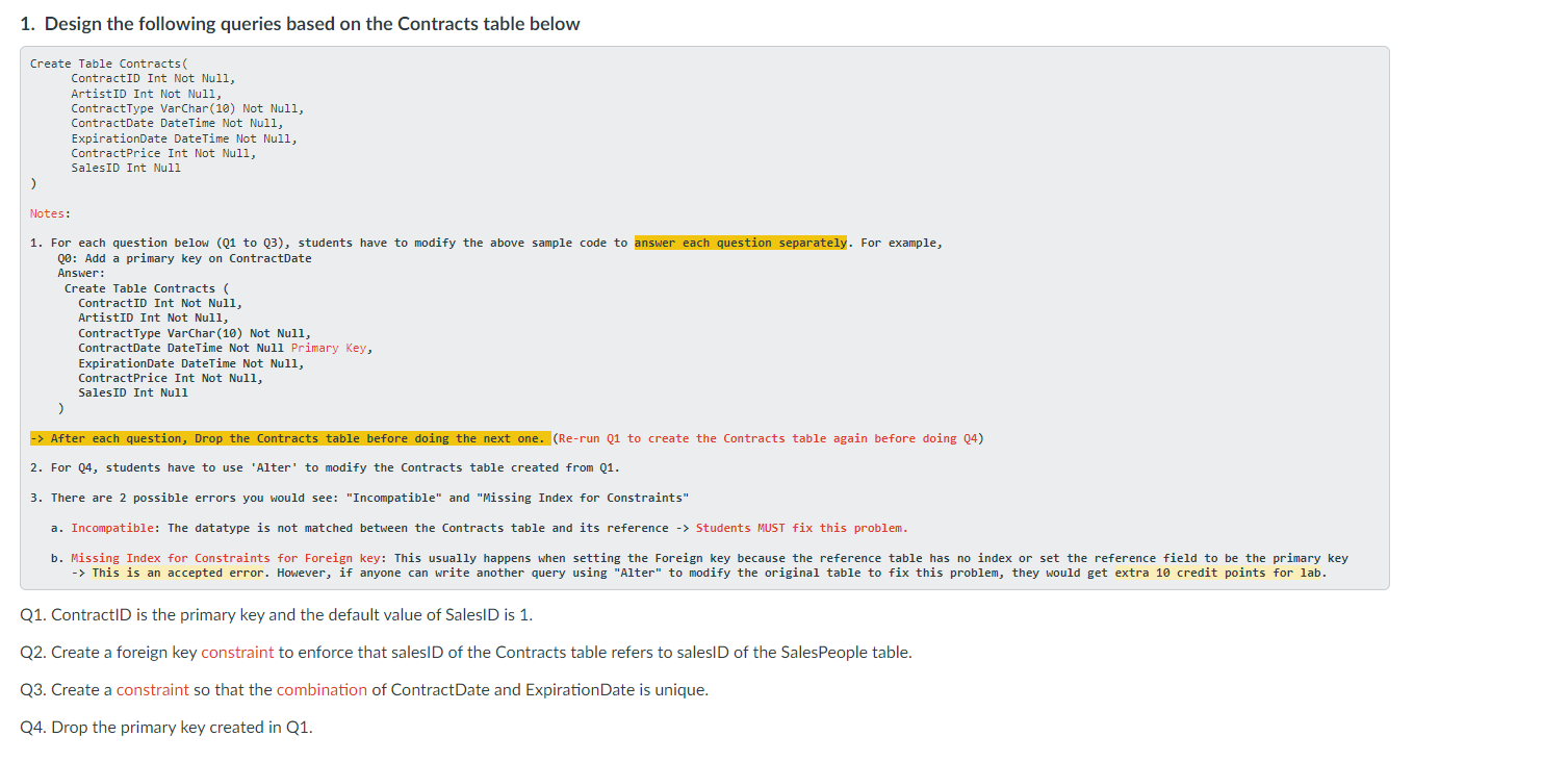 Solved lyric.sql DROP TABLES IF EXISTS Artists,Genre, | Chegg.com