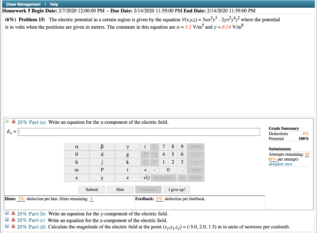 Solved Class Management | Help Homework 5 Begin Date: | Chegg.com