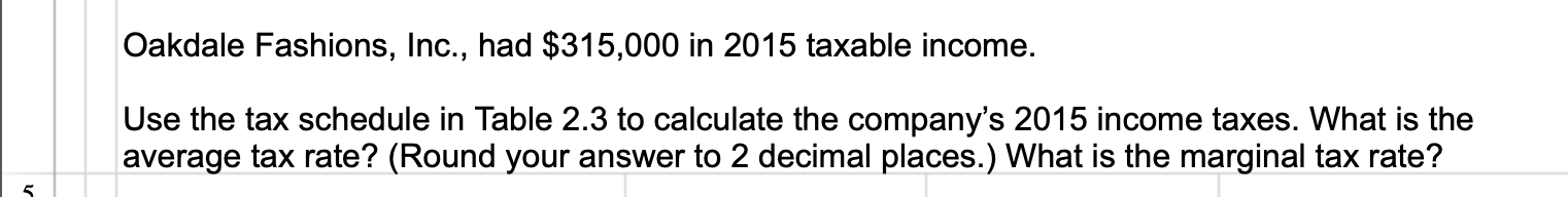 Solved 1. Calculate the average tax rate and marginal tax | Chegg.com