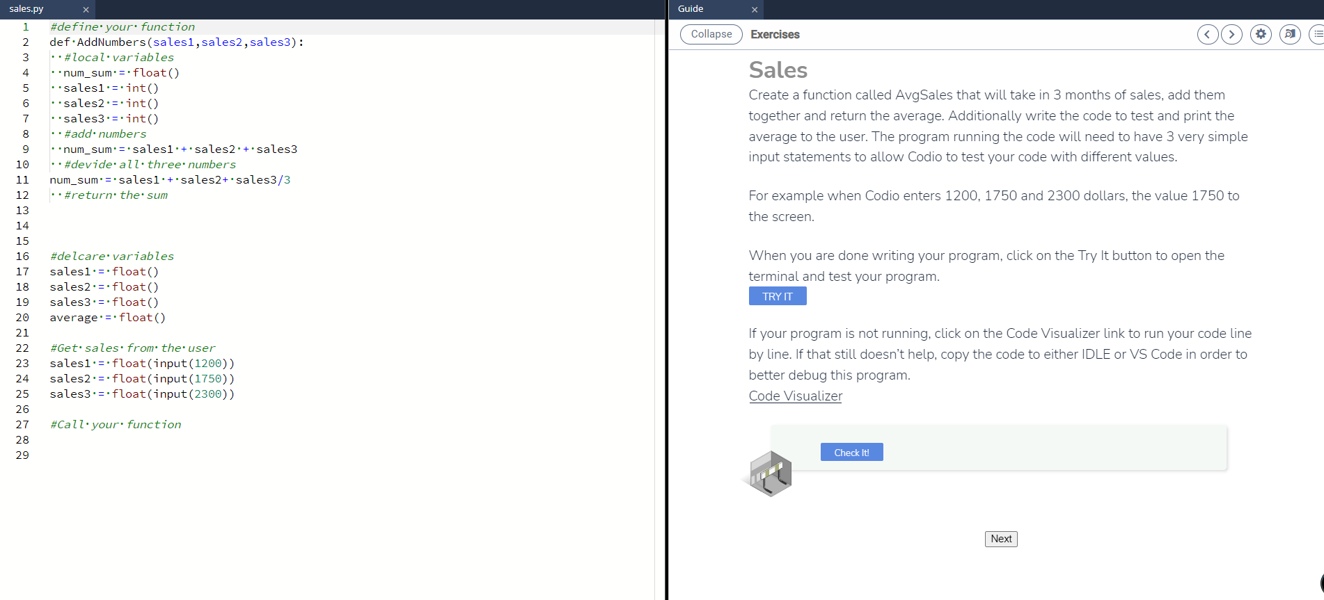 Solved For example the screen. When you are done writing | Chegg.com