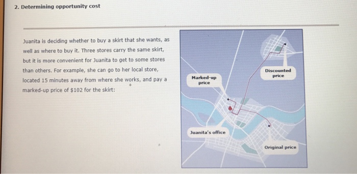 Solved 2. Determining opportunity cost Juanita is deciding | Chegg.com Solved 2. Determining opportunity cost Juanita is deciding | Chegg.com