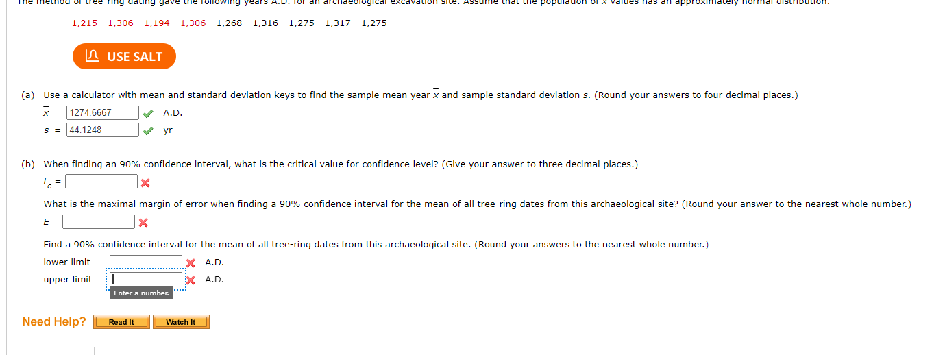 Solved (a) Use a calculator with mean and standard deviation | Chegg.com