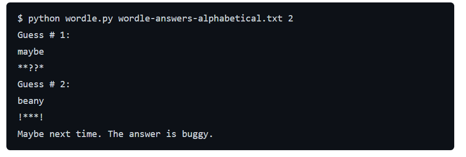 Solved Instructions The beloved word-guessing game WORDLE | Chegg.com