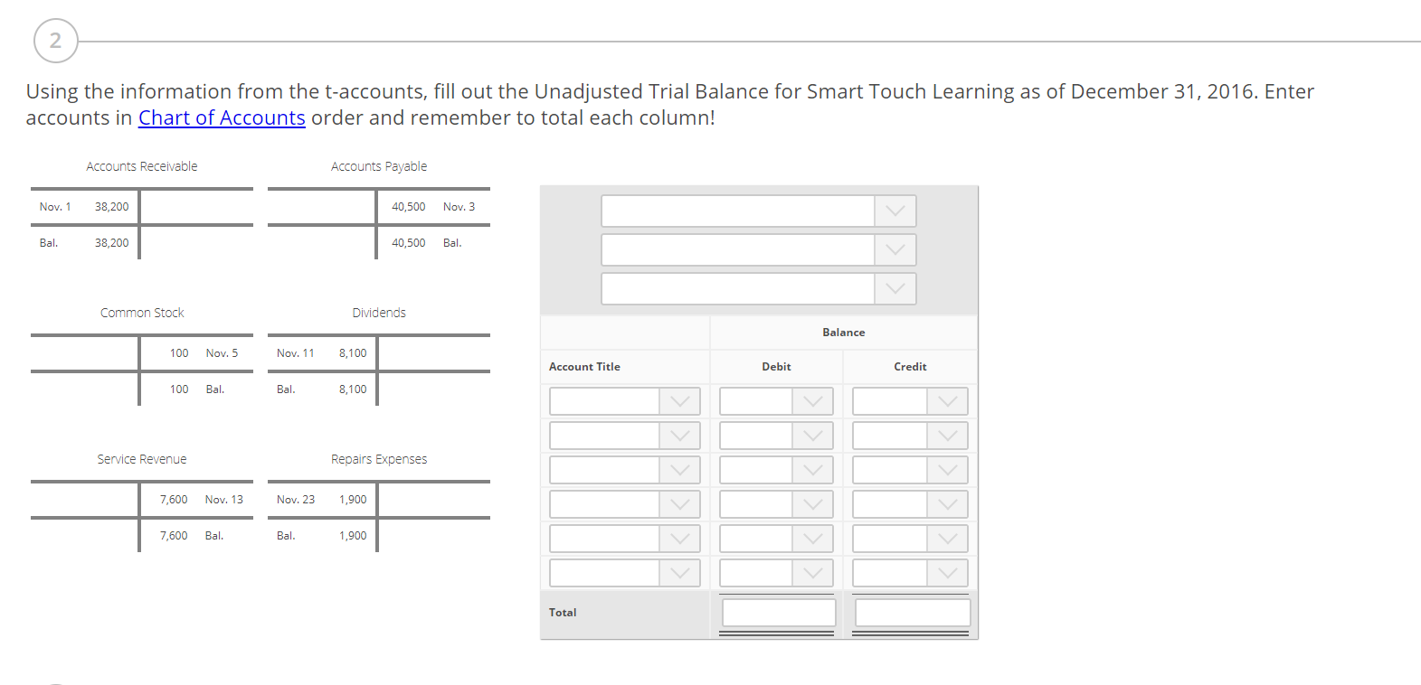 Solved Calculate and enter the ending balance for each | Chegg.com