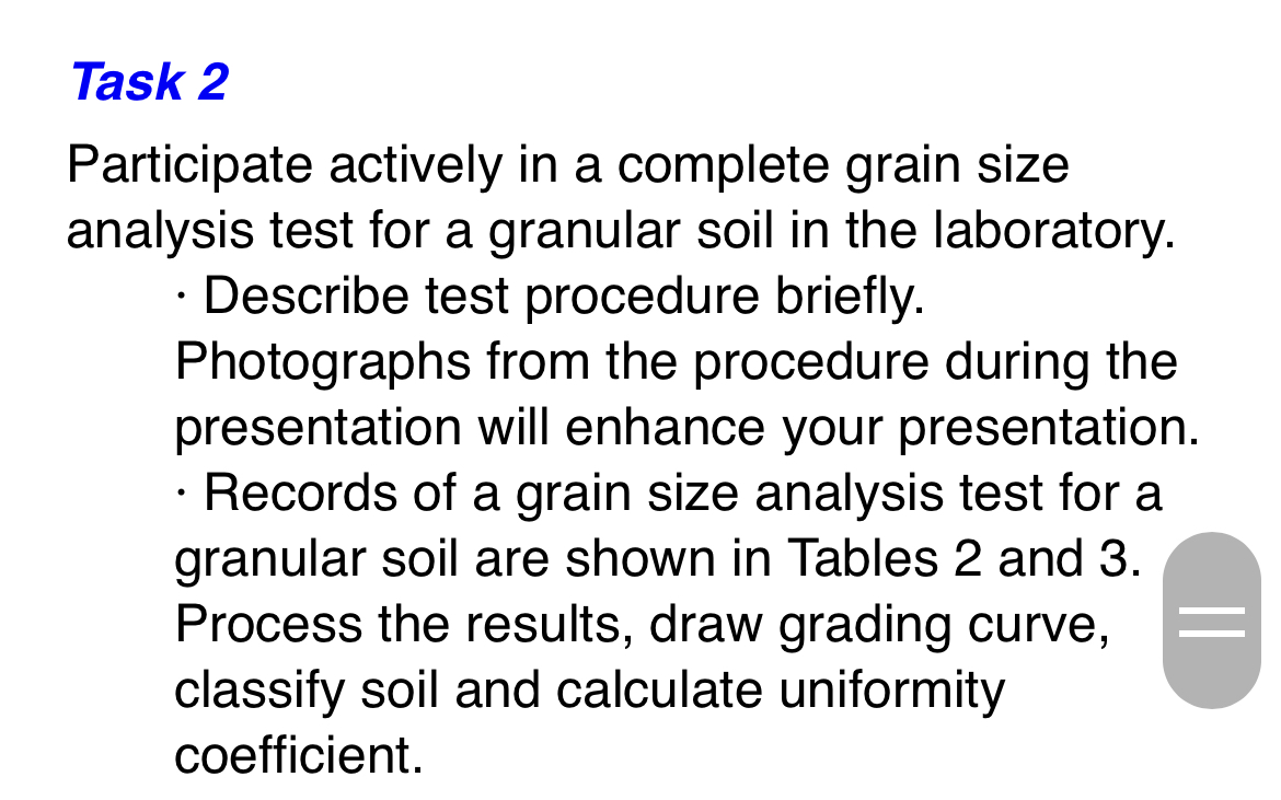 Solved Participate actively in a complete grain size | Chegg.com