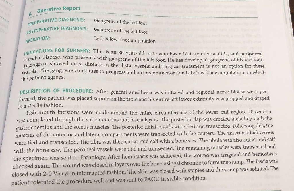 Format for each case: 1. Principal Diagnosis (list | Chegg.com