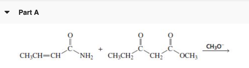 Solved Part A | CH30 CH2CH=CH NH CH3CH CH OCH | Chegg.com