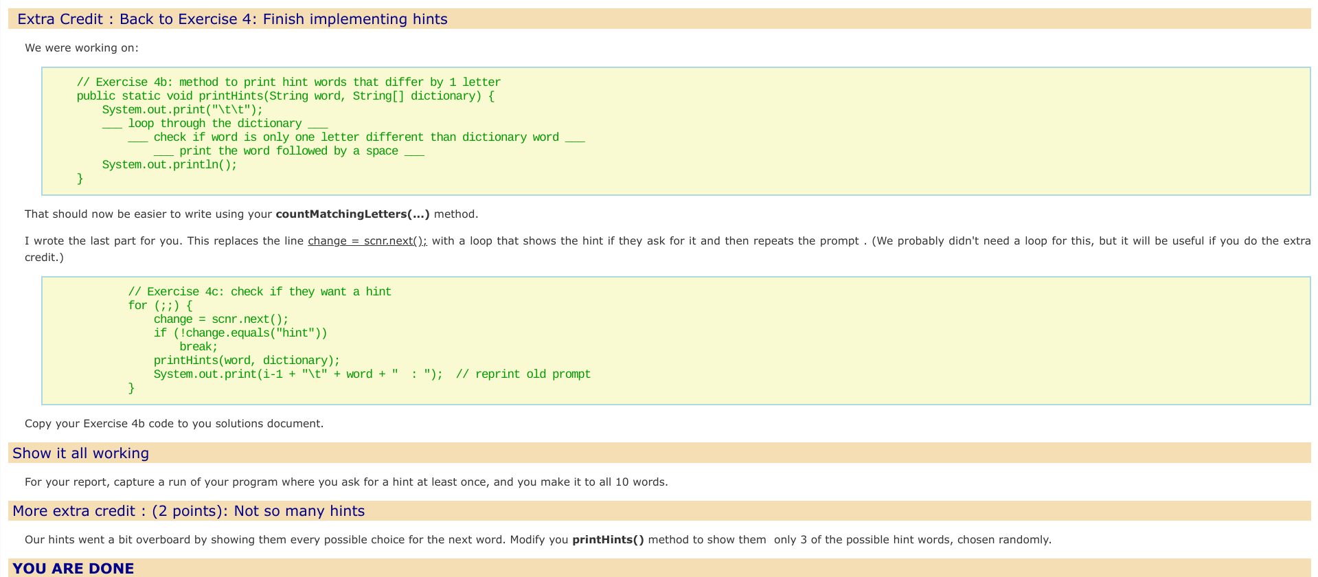 Solved COS 170 : Lab 10 - Methods with array parameters | Chegg.com