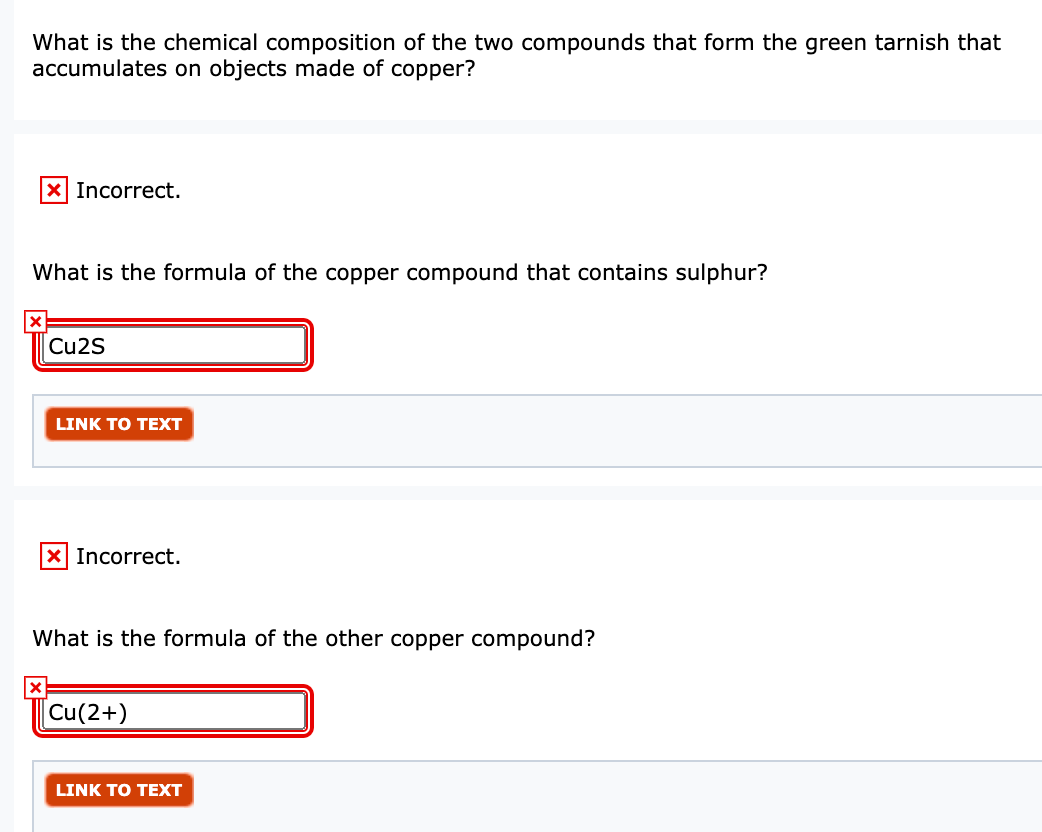 Solved What is the chemical composition of the two compounds | Chegg.com