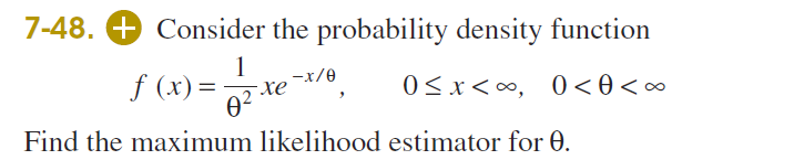 Solved 7-48. + Consider the probability density function f | Chegg.com