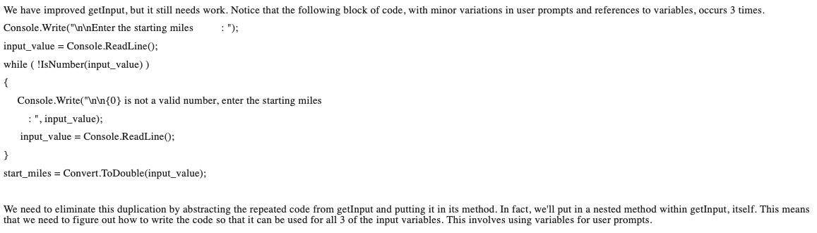Solved input_value = Console. ReadLine() while ( | Chegg.com